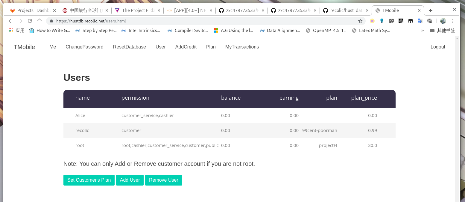 hust-database: HUST CS DB LAB 2019